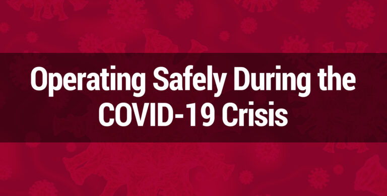 Operating Safely During the COVID-19 Crisis - Bopp-Busch Manufacturing ...